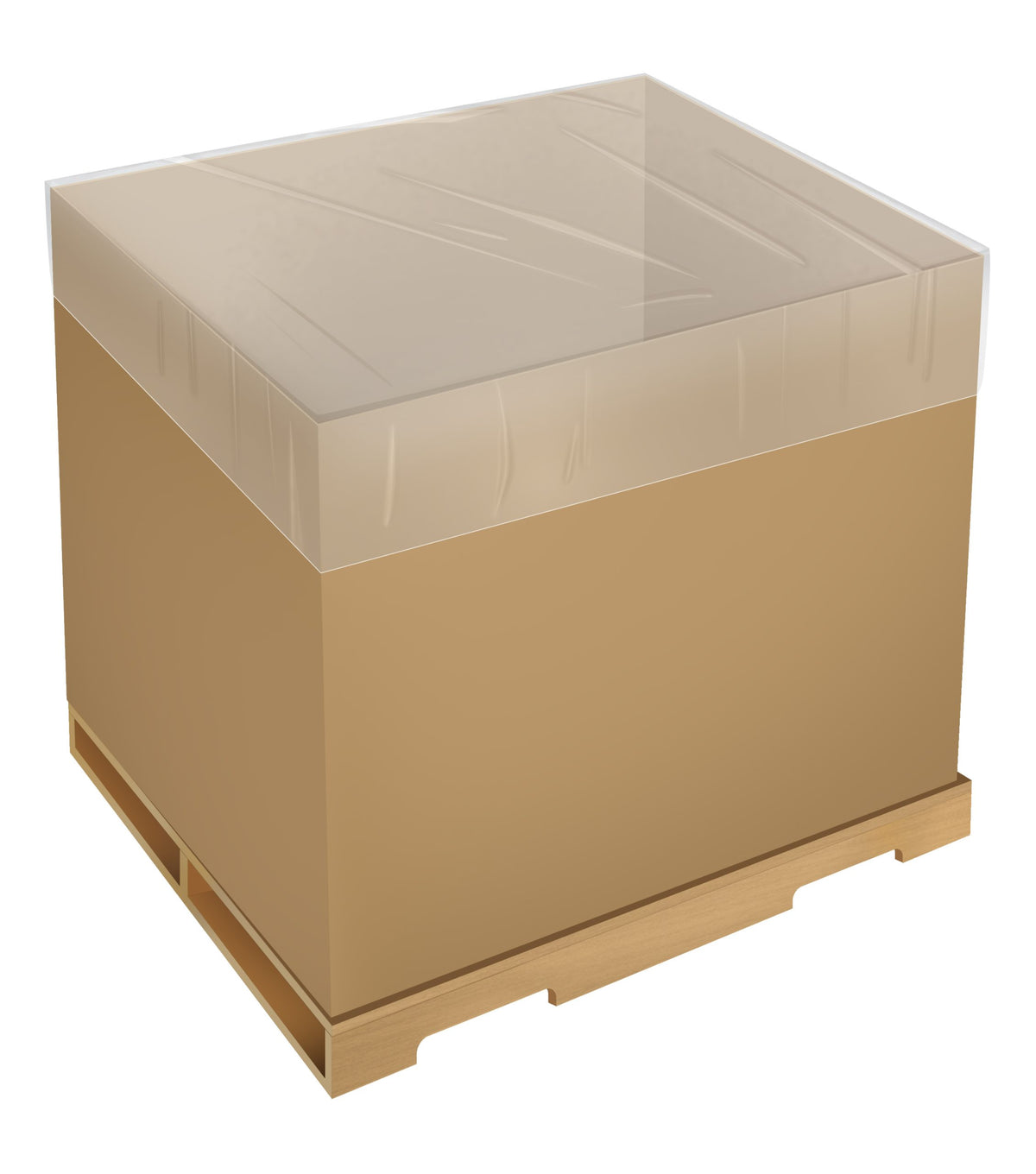 Case of 25 - Elastic Gaylord Covers Clear 4 MIL — The Barrier Company